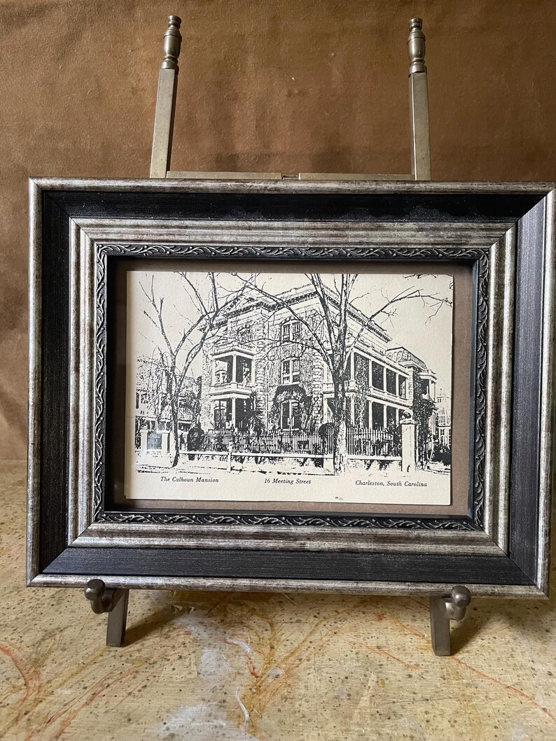 The Calhoun Mansion . Victorian Mansion . C 1876 . Wood Block Print ...
