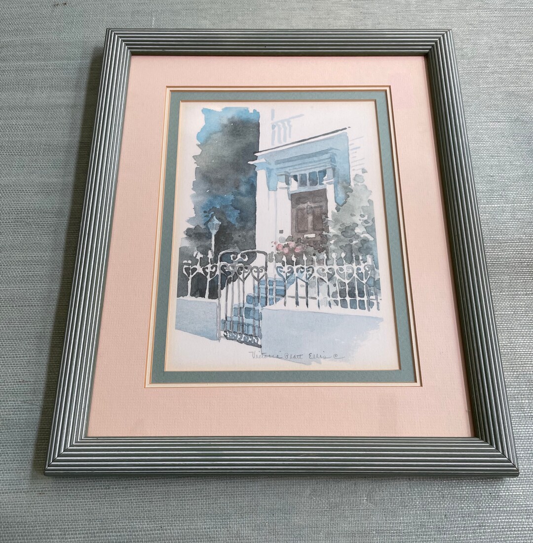 Victoria Pratt Ellis© . Charleston Piazza Doorway . Watercolor Print ...