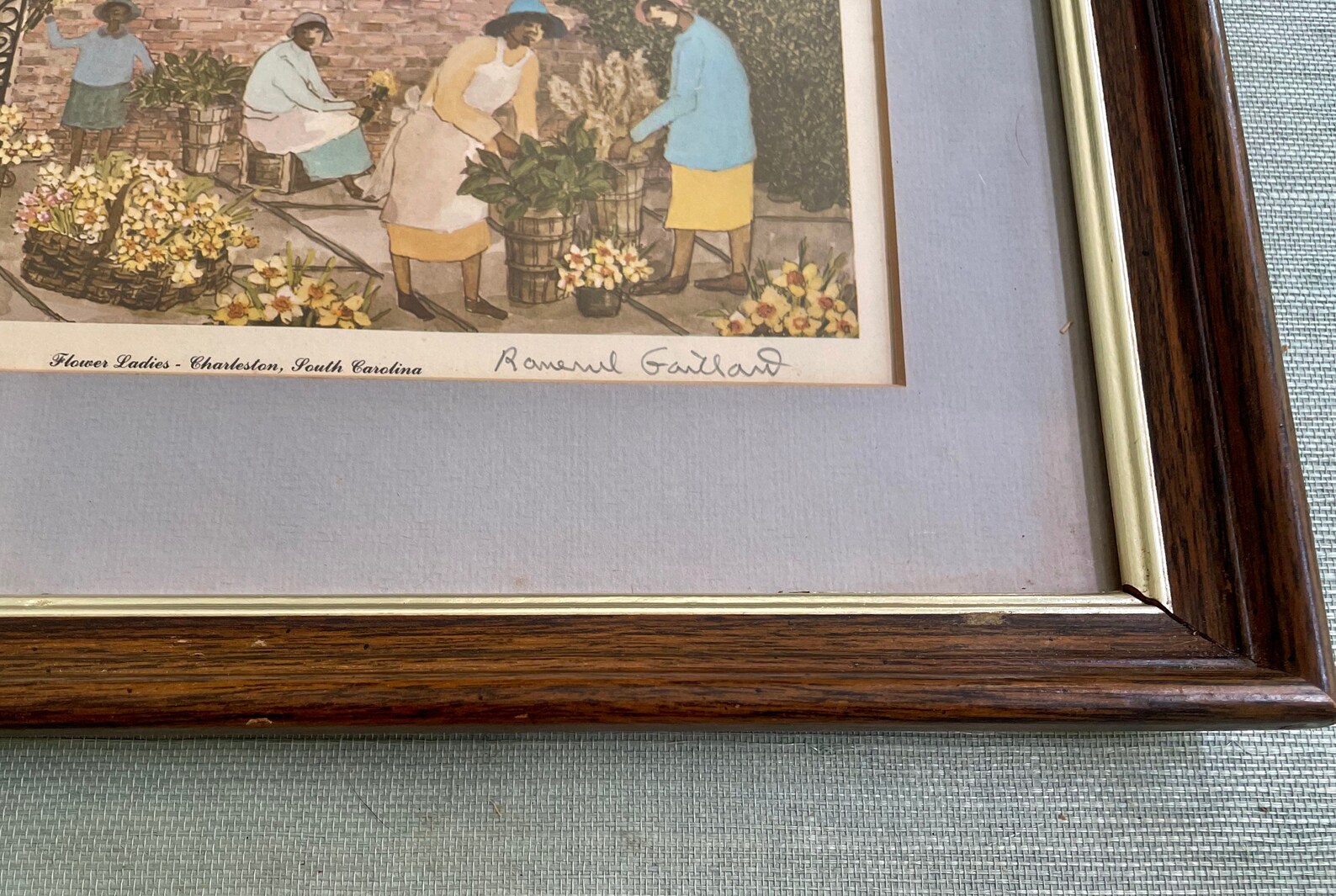 Charleston Art . Ravenel Gaillard ."flower Ladies" Print . Signed ...
