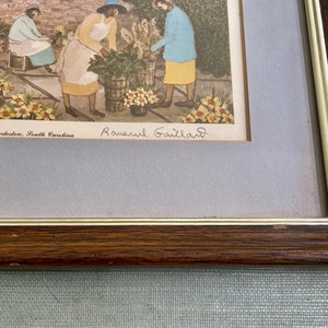 Charleston Art . Ravenel Gaillard ."flower Ladies" Print . Signed ...
