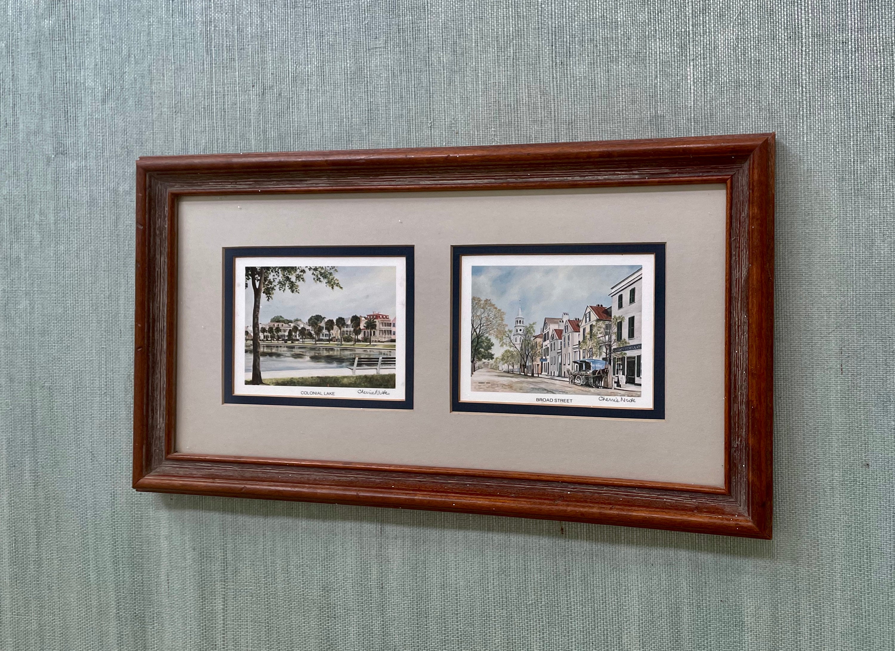 Charleston Art . Cherrie Nute . "colonial Lake & Broad Street" . Titled ...