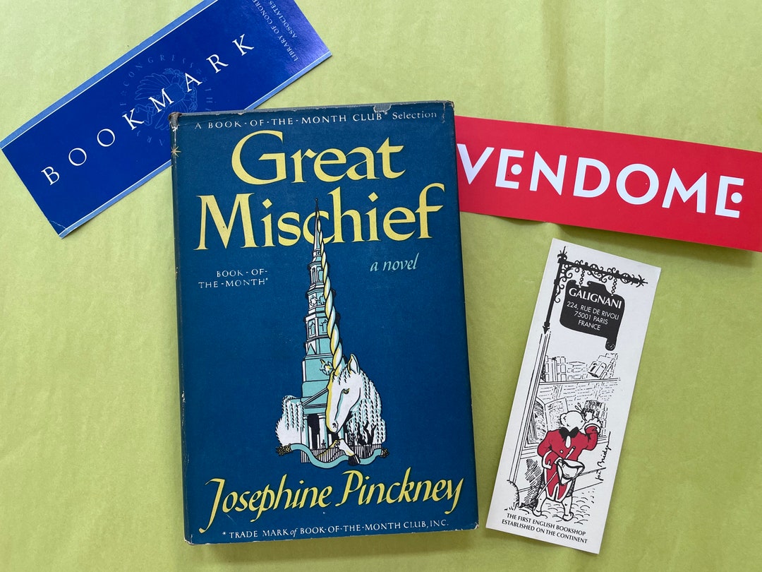 Great Mischief by Josephine Pinckney . 1948 Vintage Book .southern ...