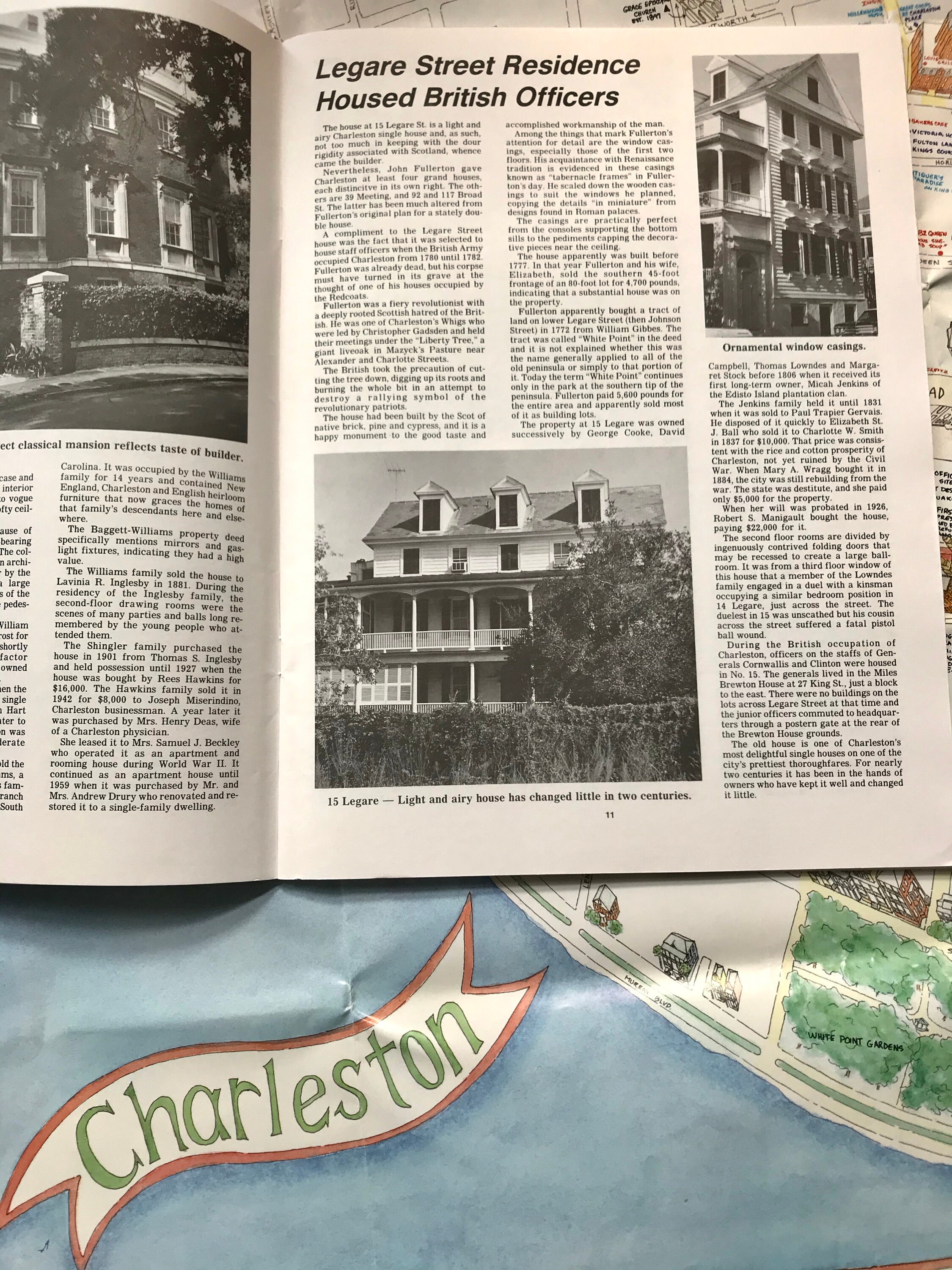 62 Famous Houses of Charleston . 1994 Sixteenth Printing . - Etsy