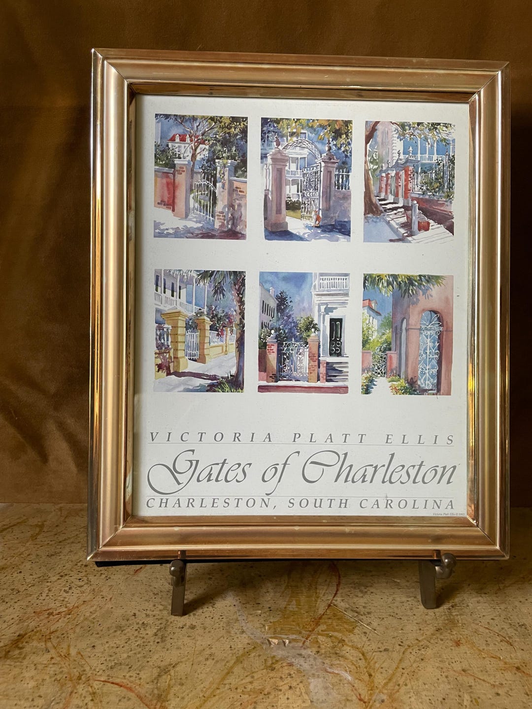 Victoria Platt Ellis . Gates of Charleston . Print From 6 Original ...