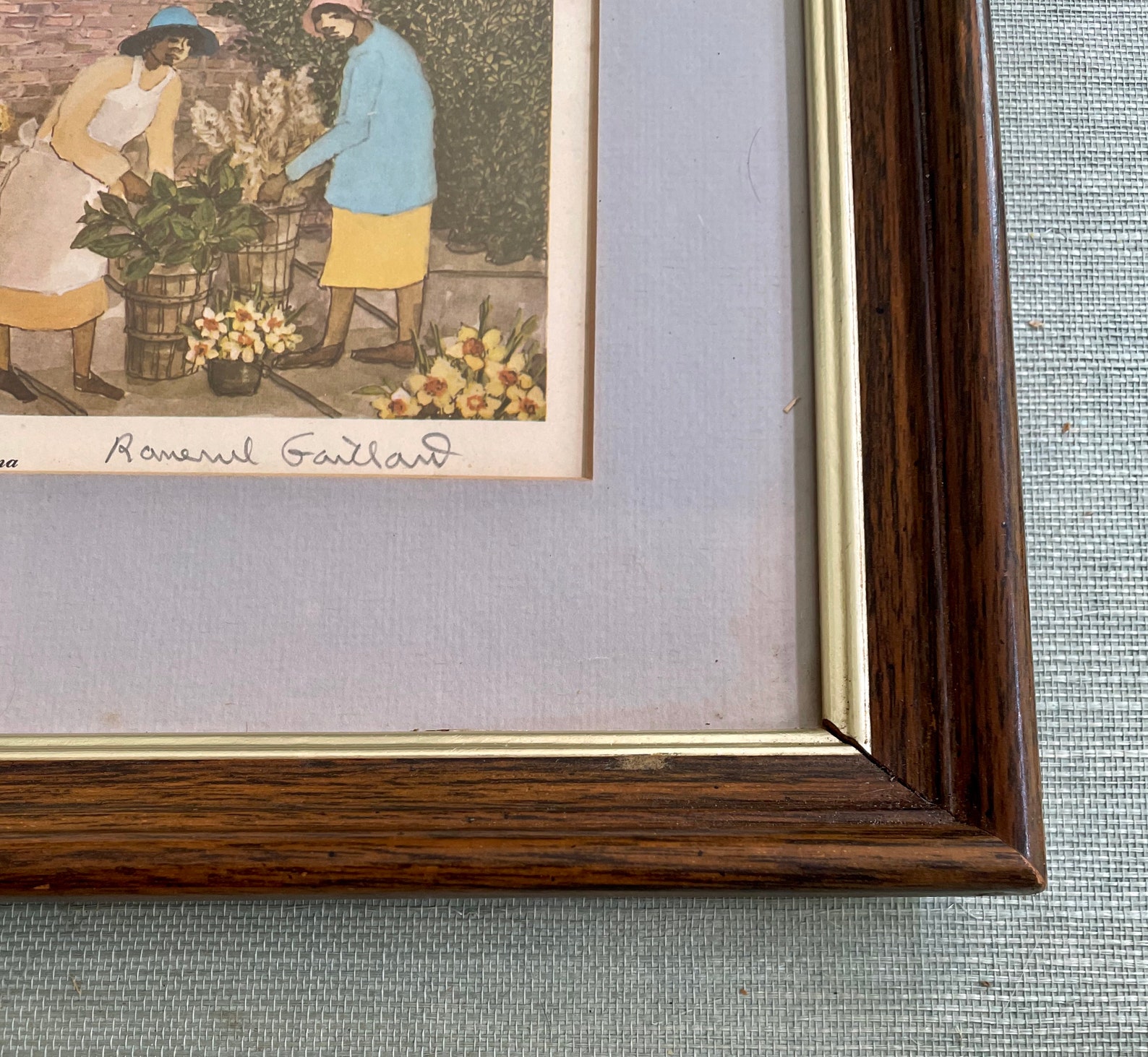 Charleston Art . Ravenel Gaillard ."flower Ladies" Print . Signed ...
