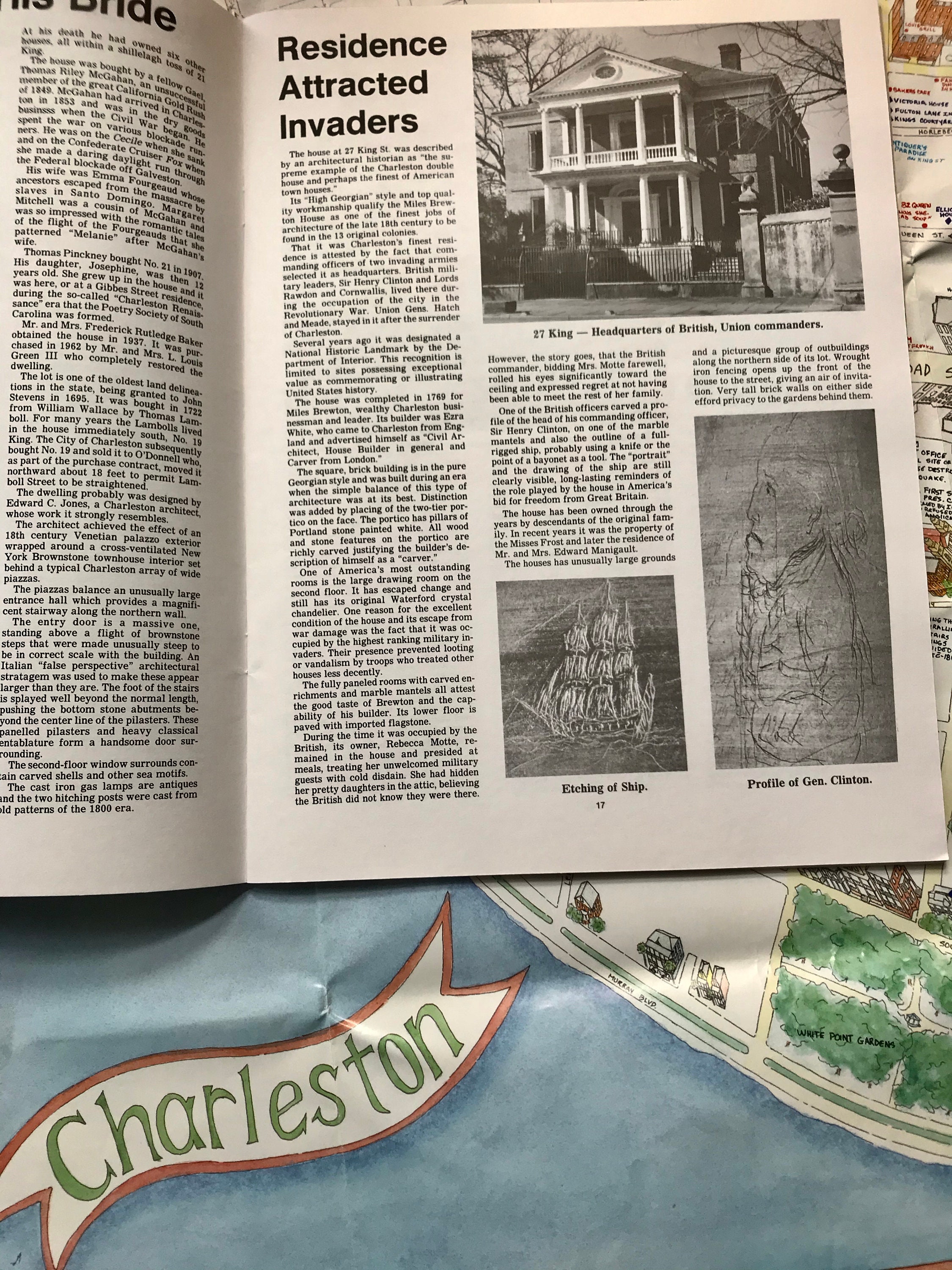 62 Famous Houses of Charleston . 1994 Sixteenth Printing . - Etsy