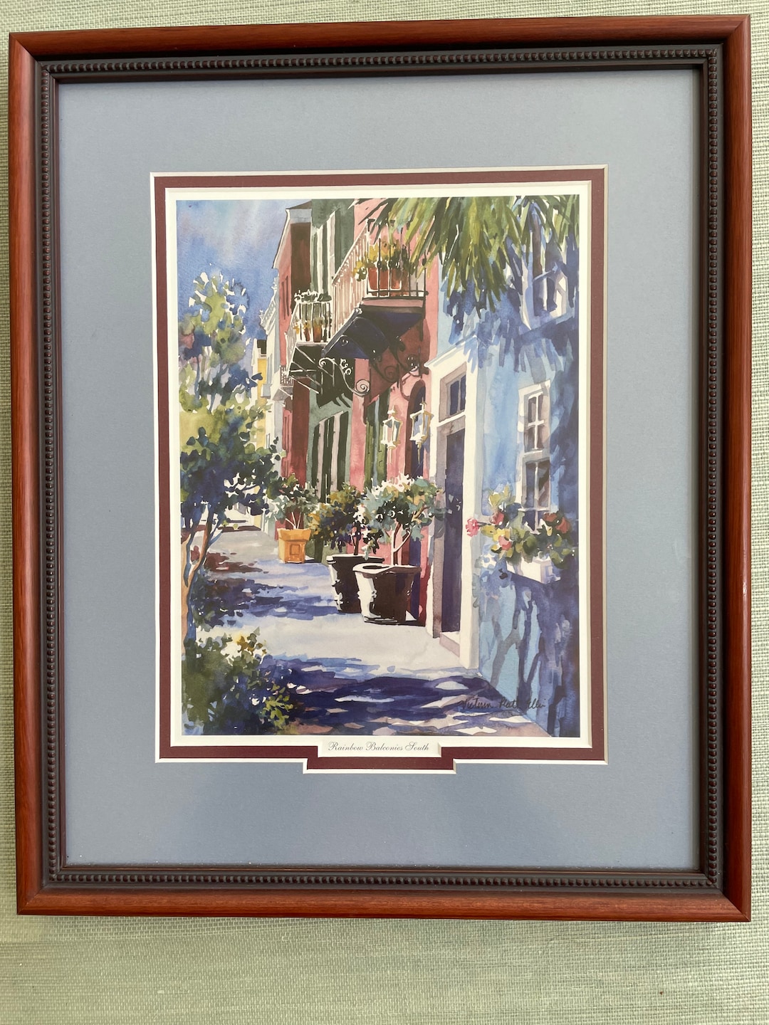 Victoria Platt Ellis . "rainbow Balconies South" . Print From Original ...