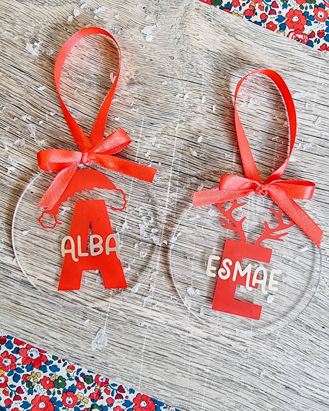 Personalised Baubles Gift Tag Christmas Wrapping Christmas - Etsy