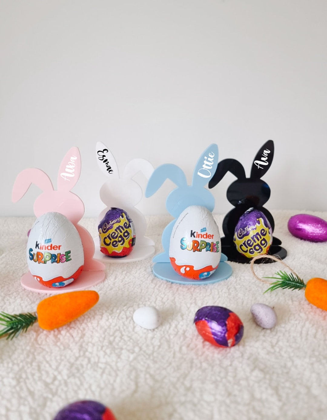 Personalised Easter Egg Holder, Creme Egg Holder, Kinder Egg Holder ...