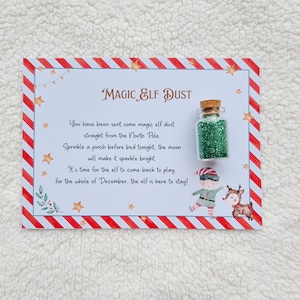 Magic Elf Dust, Elf Arrival, Christmas Magic - Etsy