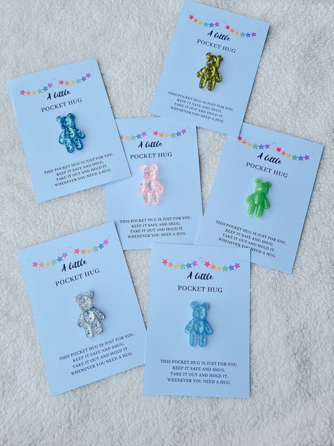 Pocket Hug, Bear Hug, Pocket Bear, Token Gift, Sentimental Token ...