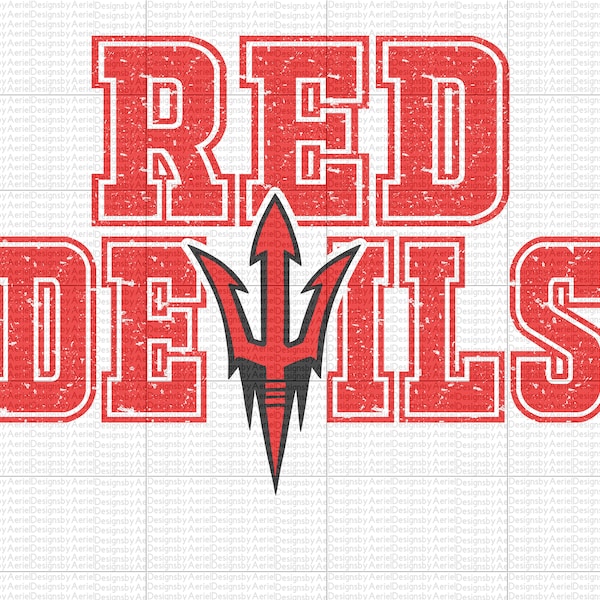 A Devil Red Pitchfork - Etsy