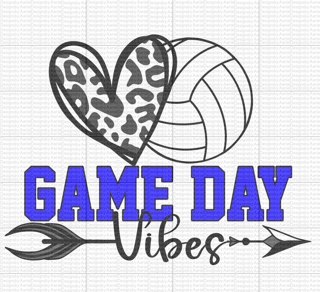 Game Day Vibes - Bump Set Spike Repeat Volleyball Mama - Digital ...