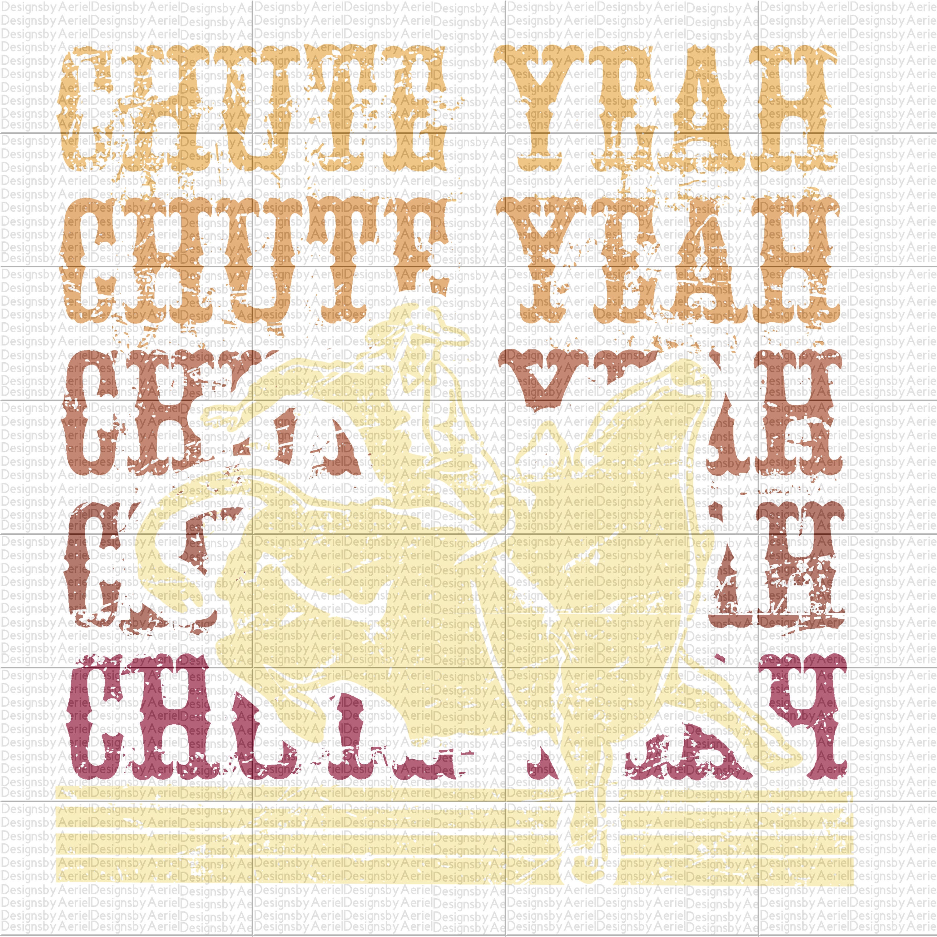 Chute Yeah - Rodeo Boy - PNG - Western - Sublimation - Bullriding ...