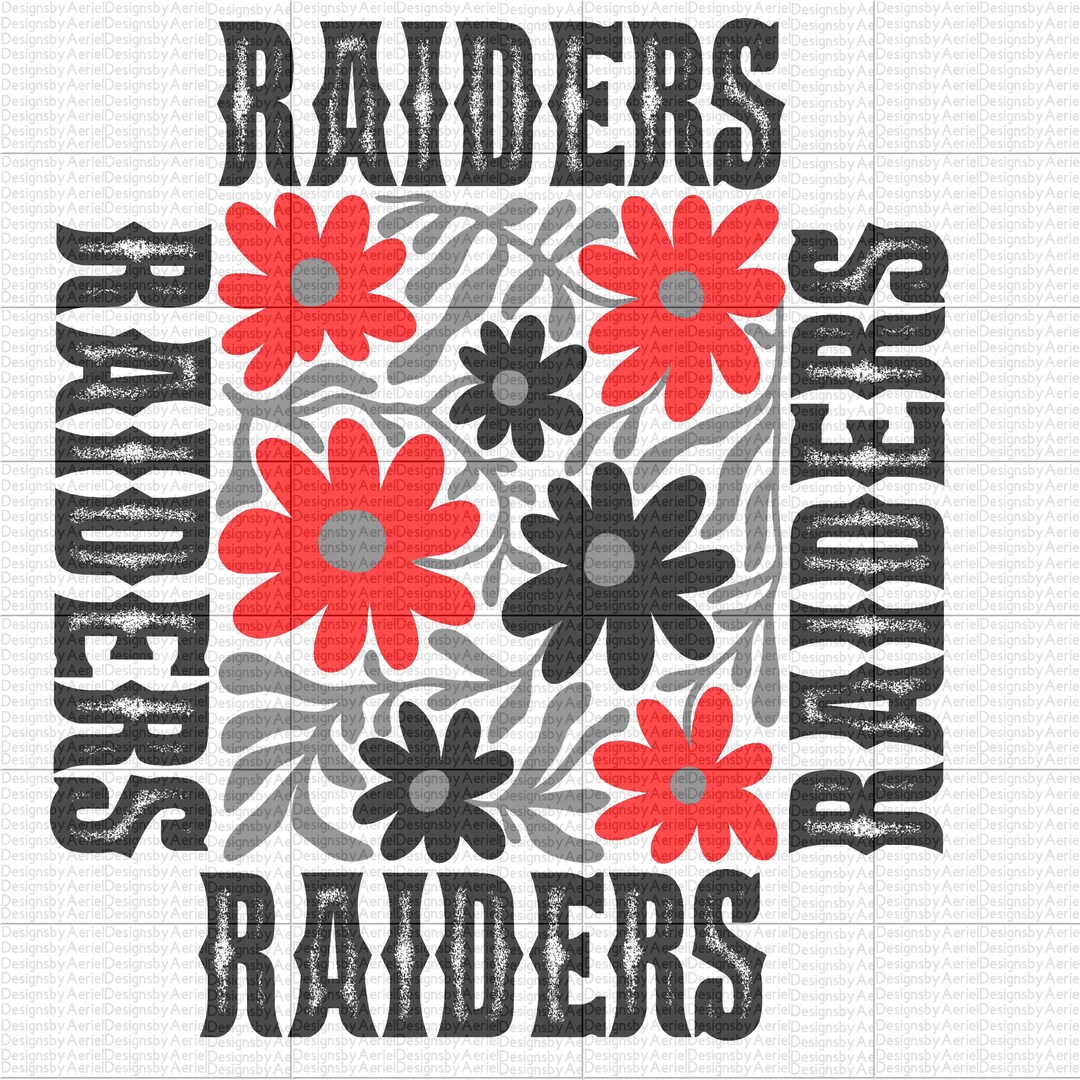 Raiders Digital Download - PNG - Handdrawn - Etsy