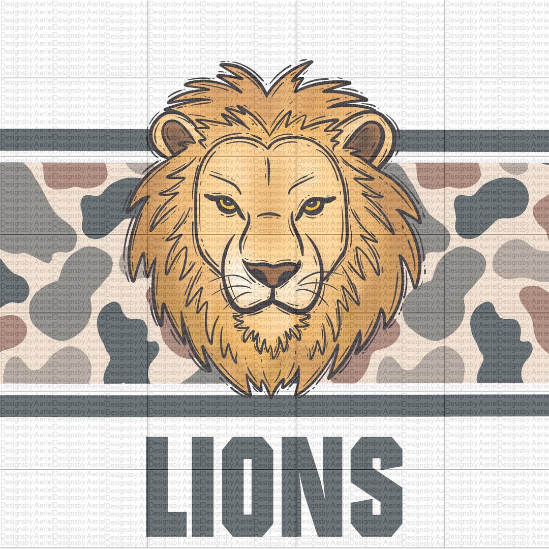 Lions Digital Download - PNG - Camo - Country Boy - Hunting - Etsy