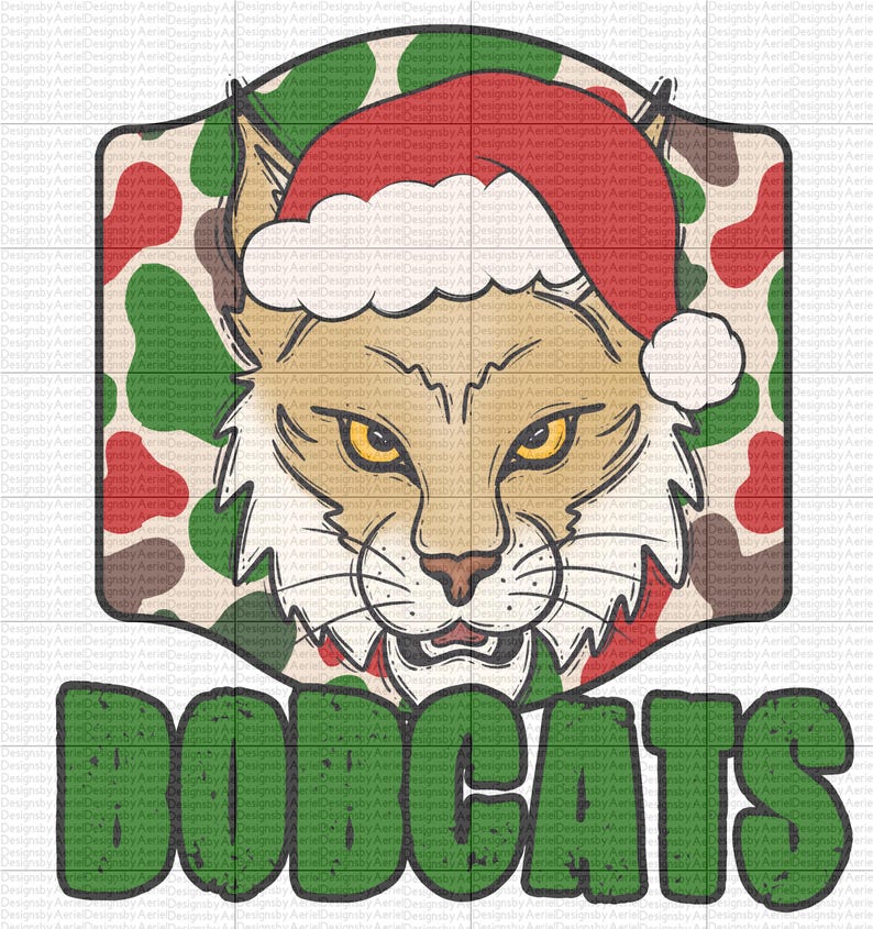 Bobcats Digital Download - PNG - Christmas Spirit - Christmas Vibes ...