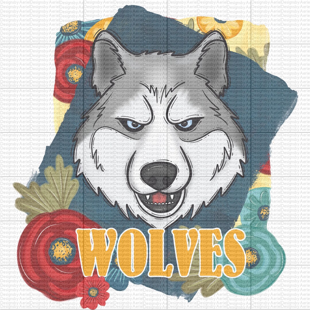 Wolves - Retro - Digital Download - PNG - Leopard - Lets Go Boys ...