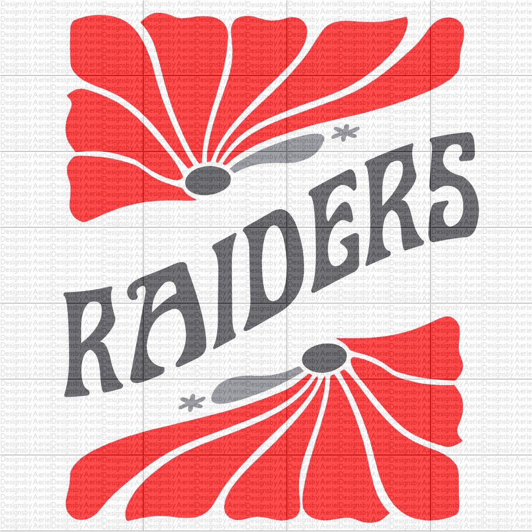 Raiders Digital Download - PNG - Black and Red - Raider Nation - Etsy
