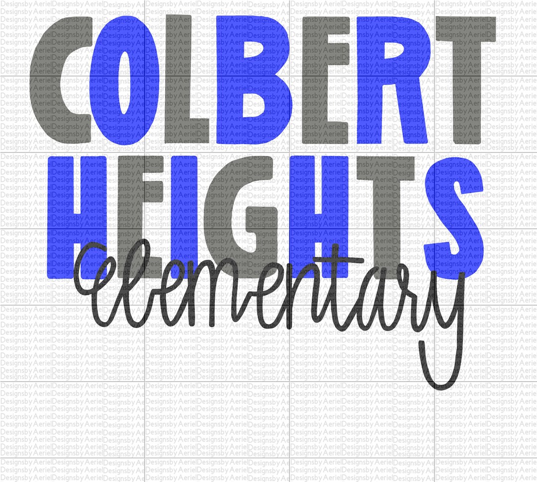 Colbert Heights Elementary - Wildcats - Alabama - Digital Download ...
