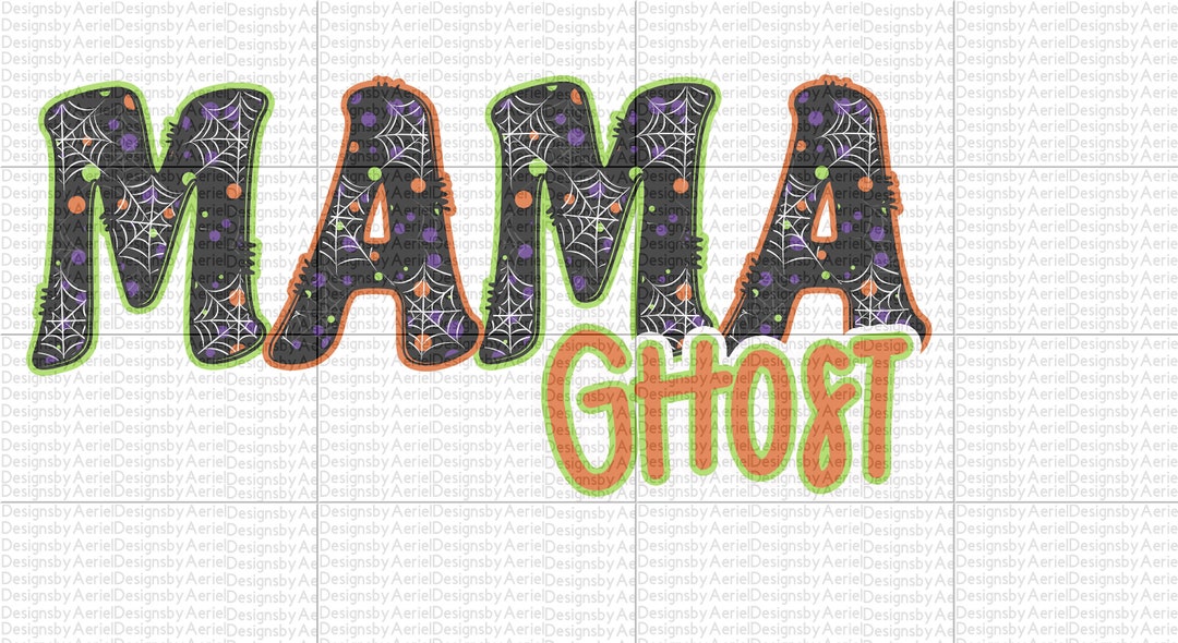 Mama Ghost Digital Download - PNG - Halloween - Ghost - Spooky - Etsy