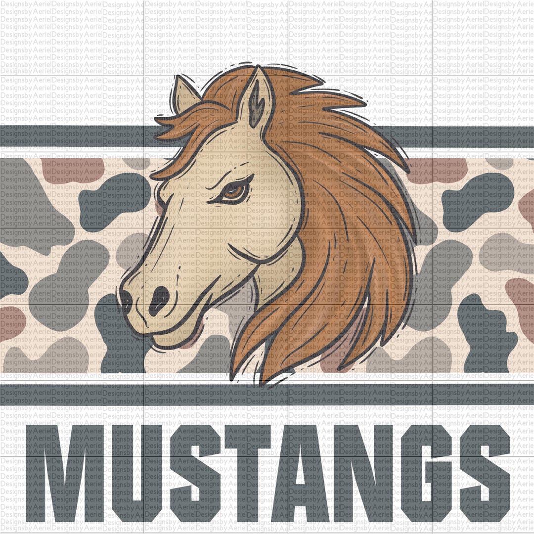 Mustangs Digital Download - PNG - Camo - Country Boy - Hunting - Etsy