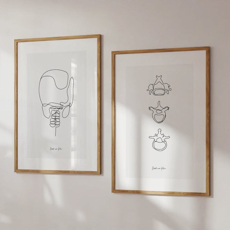 12 Human Skeleton Bundle | Medical Wall Art Anatomy, Bone Sketch Poster ...