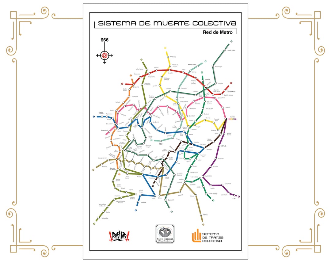 HQ Digital Print / Metro CDMX skull - Etsy