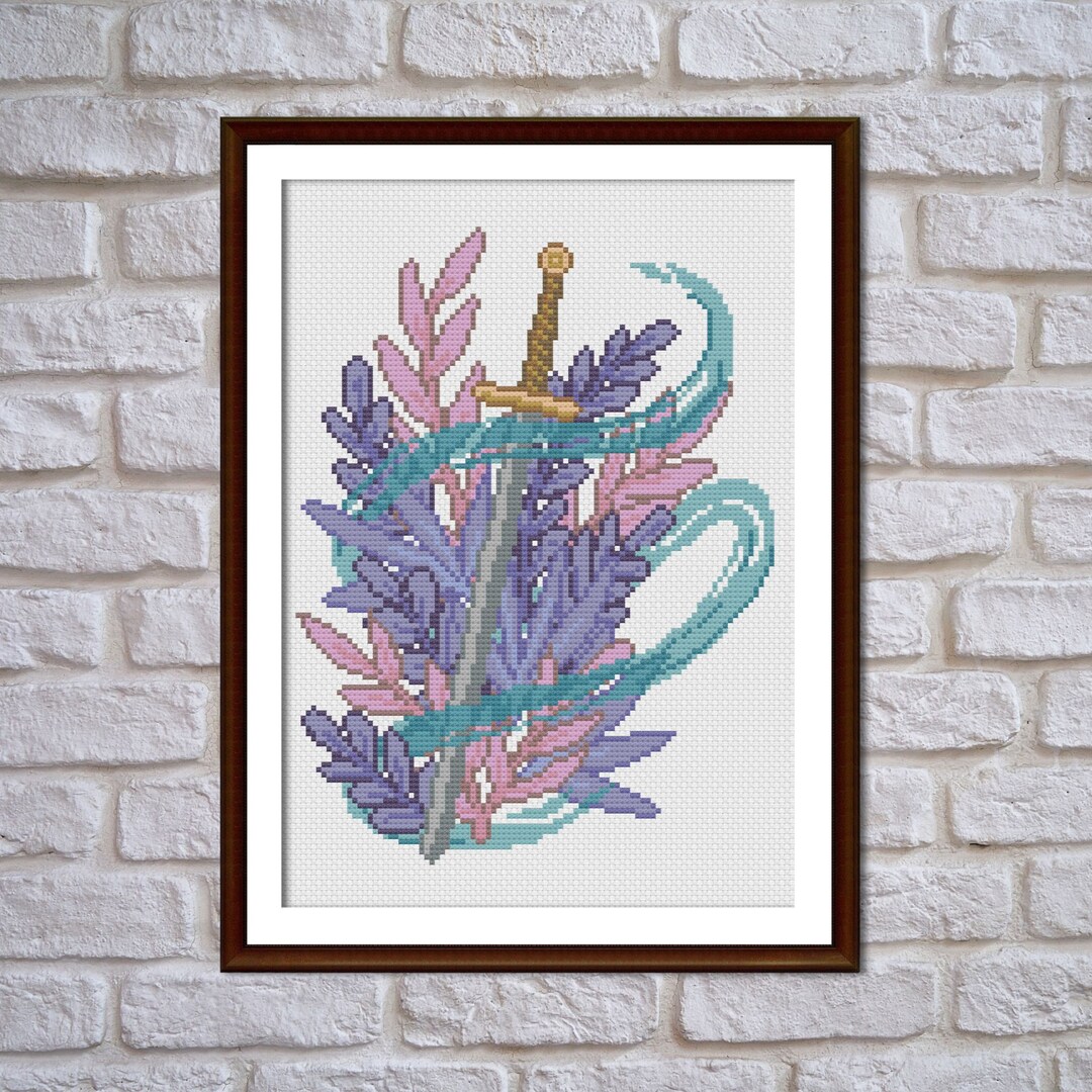Magic Sword Cross Stitch Pattern - Etsy