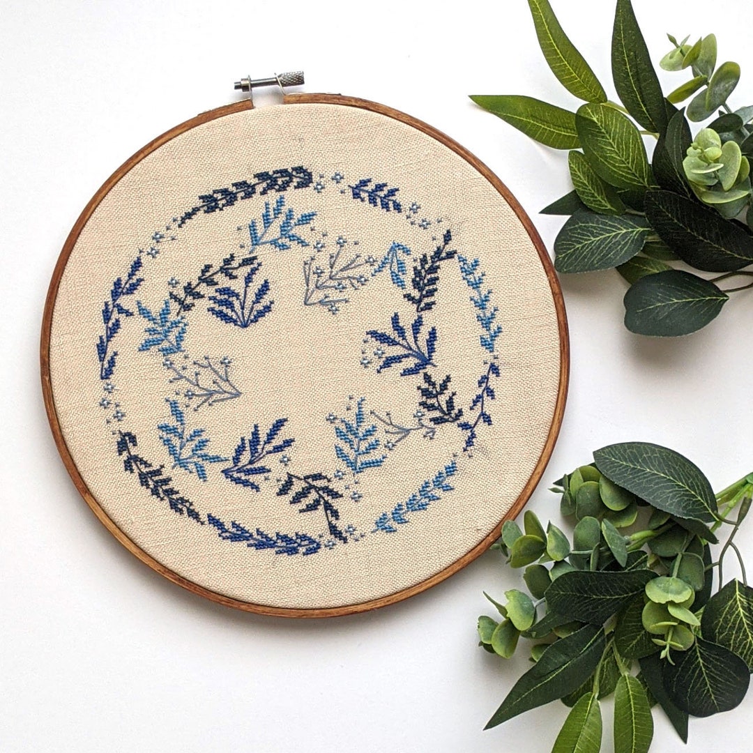 Botanical Empire Cross Stitch Pattern digital Instant Download PDF - Etsy