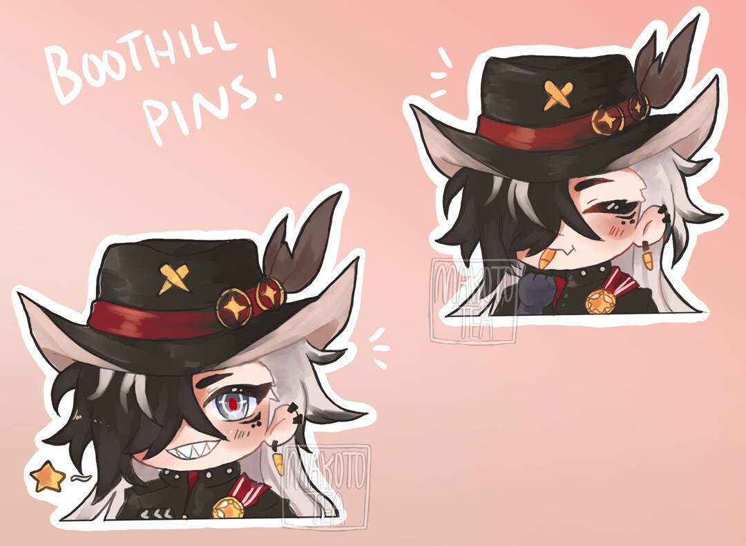 PRE-ORDER Boothill Honkai Star Rail Chibi Pins - Etsy