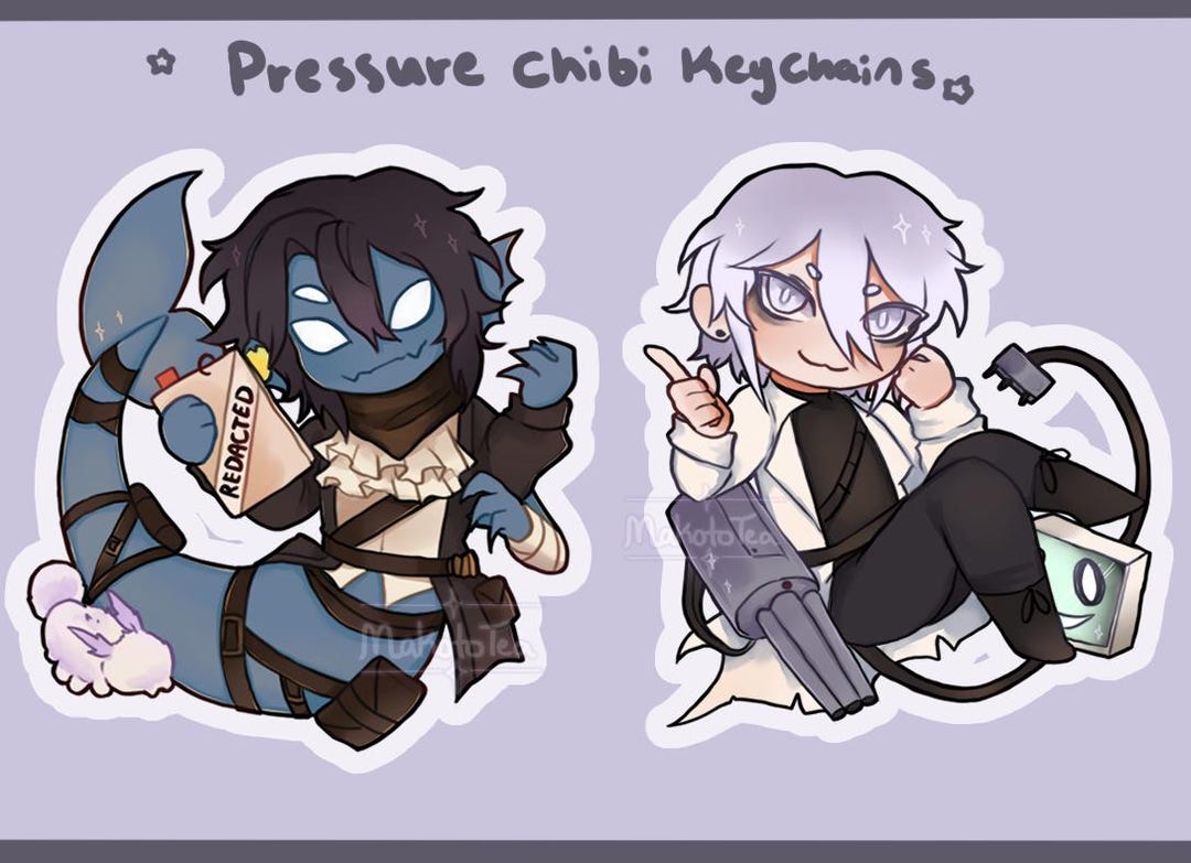 Roblox Pressure Chibi Keychains - Etsy