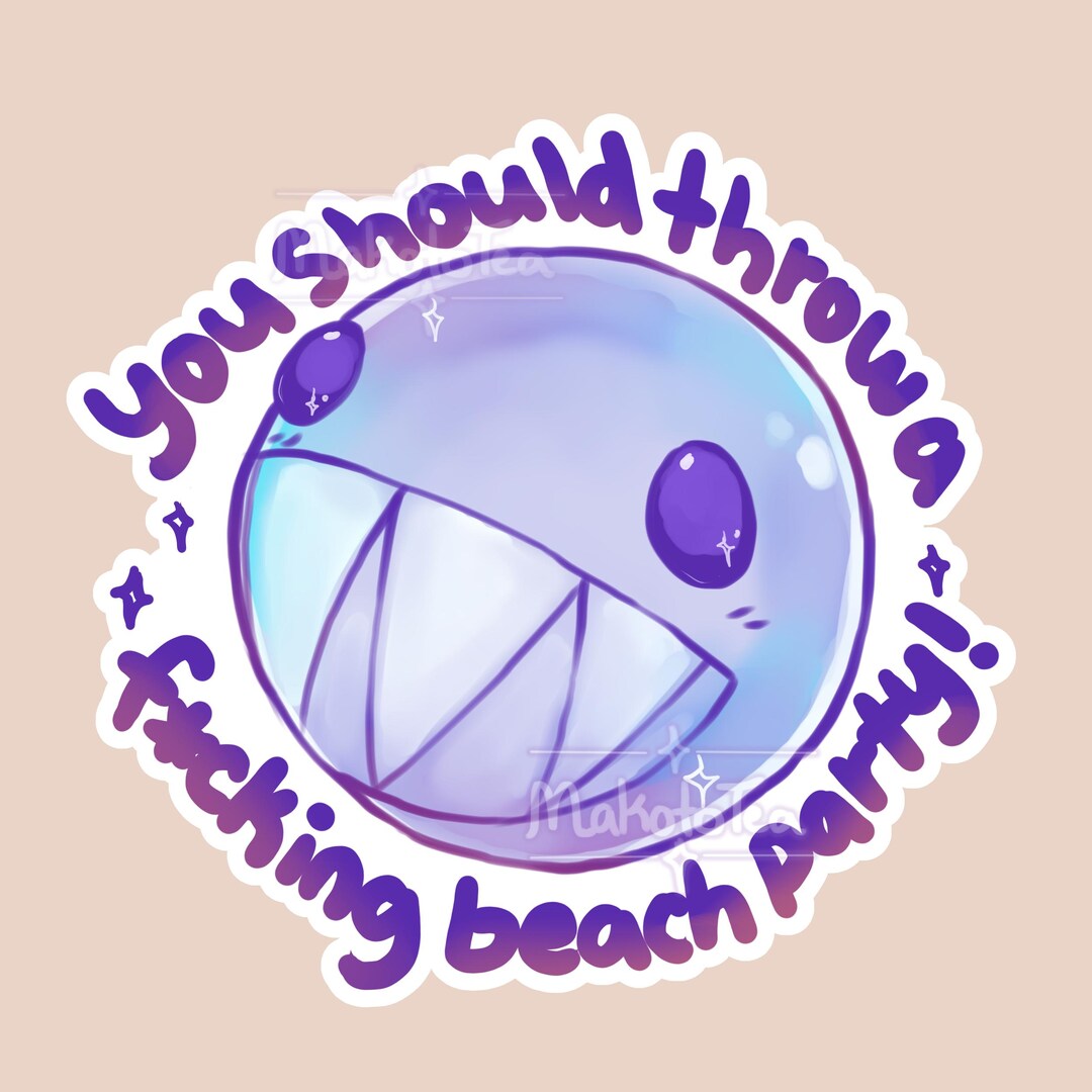 TADC Bubble Meme Sticker - Etsy