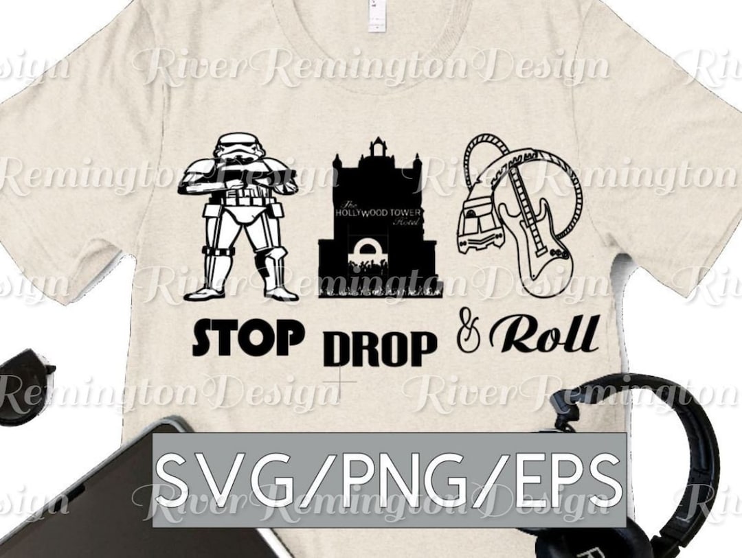 Stop, Drop and Roll Svg/funny Disney Hollywood Studios Svg/storm ...