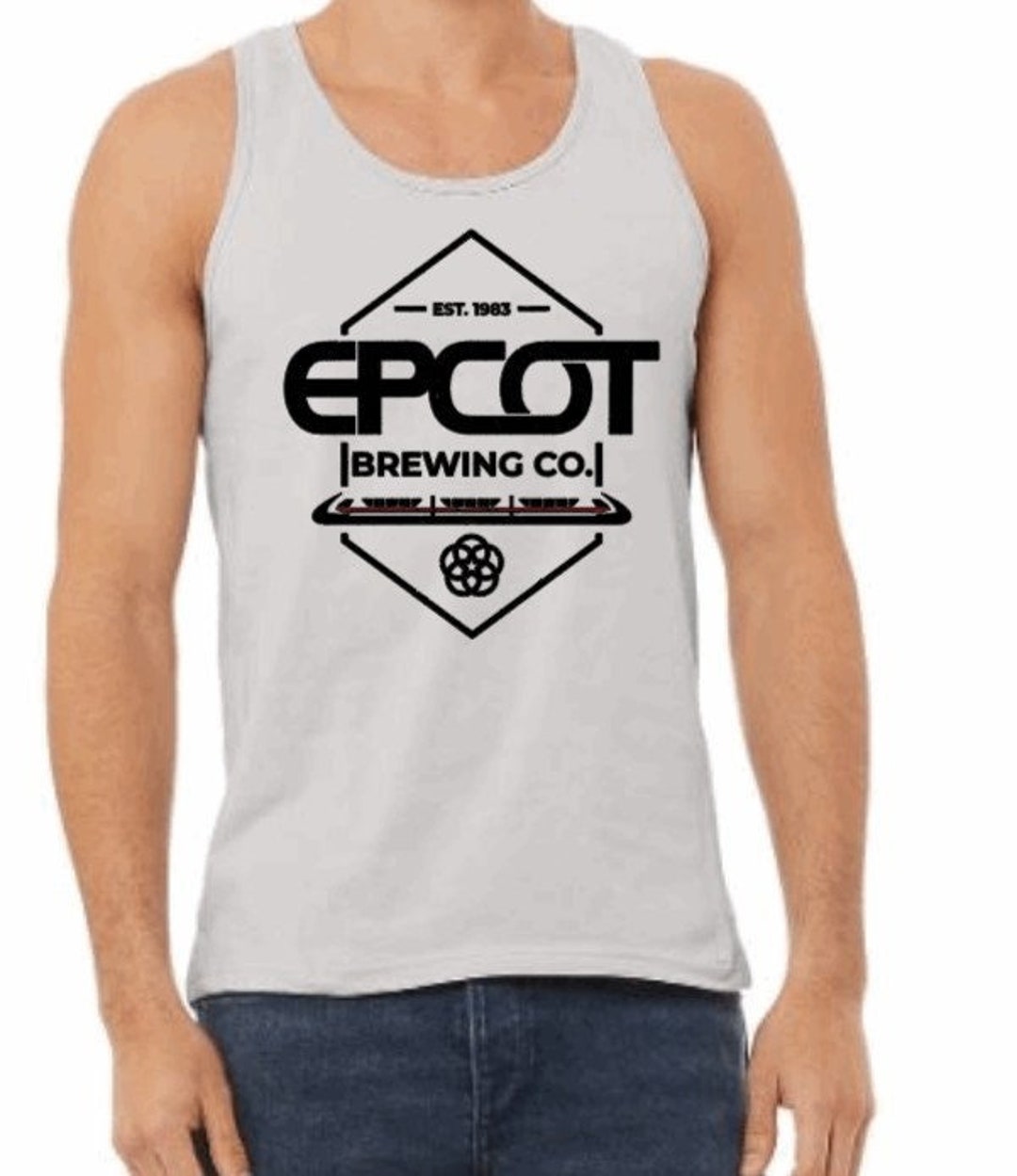 Epcot Brewing Company Unisex Tank/epcot Monorail Tank/drinking Around ...