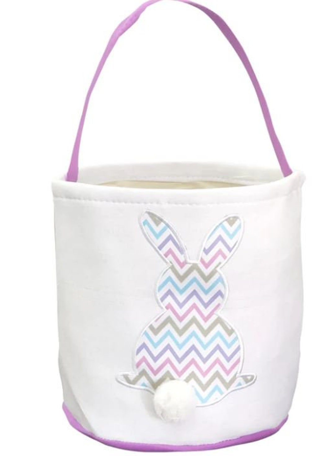 Easter Bags With Colorful Striped Easter Bunny and Available ...
