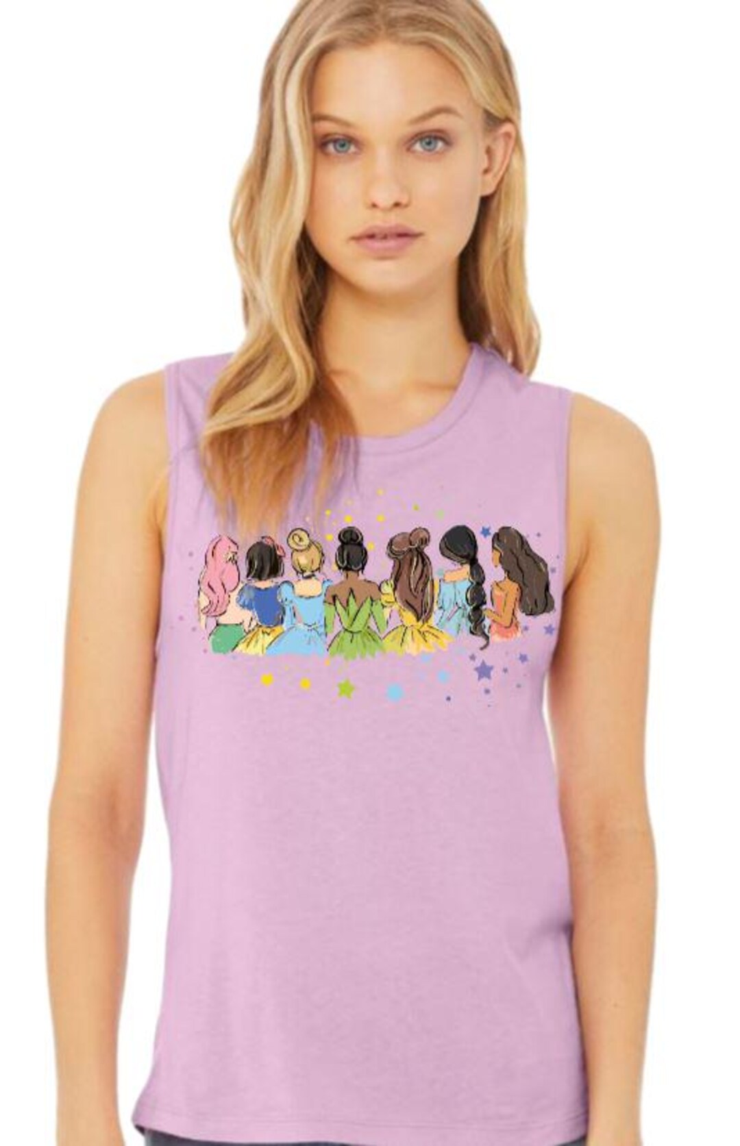 Cute Disney Princesses Tanks /disney Trip Tank/disneyland Tank/disney ...