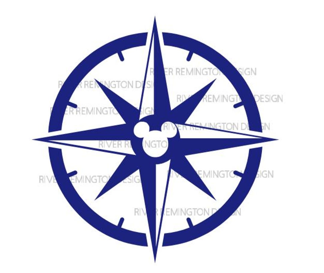 Mickey Head Cruise Compass Svg/disney Cruise SVG/DCL Svg/disney Mickey ...