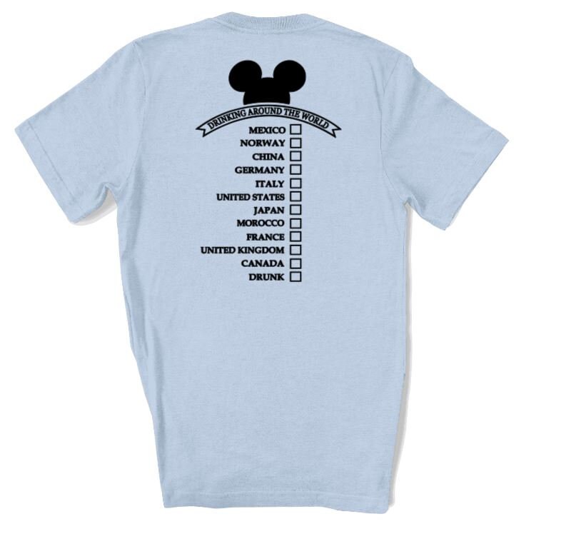 Disney Drinking Team Epcot Countries Unisex Shirt/epcot - Etsy