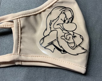 Grumpy Dwarf Face Mask - Etsy