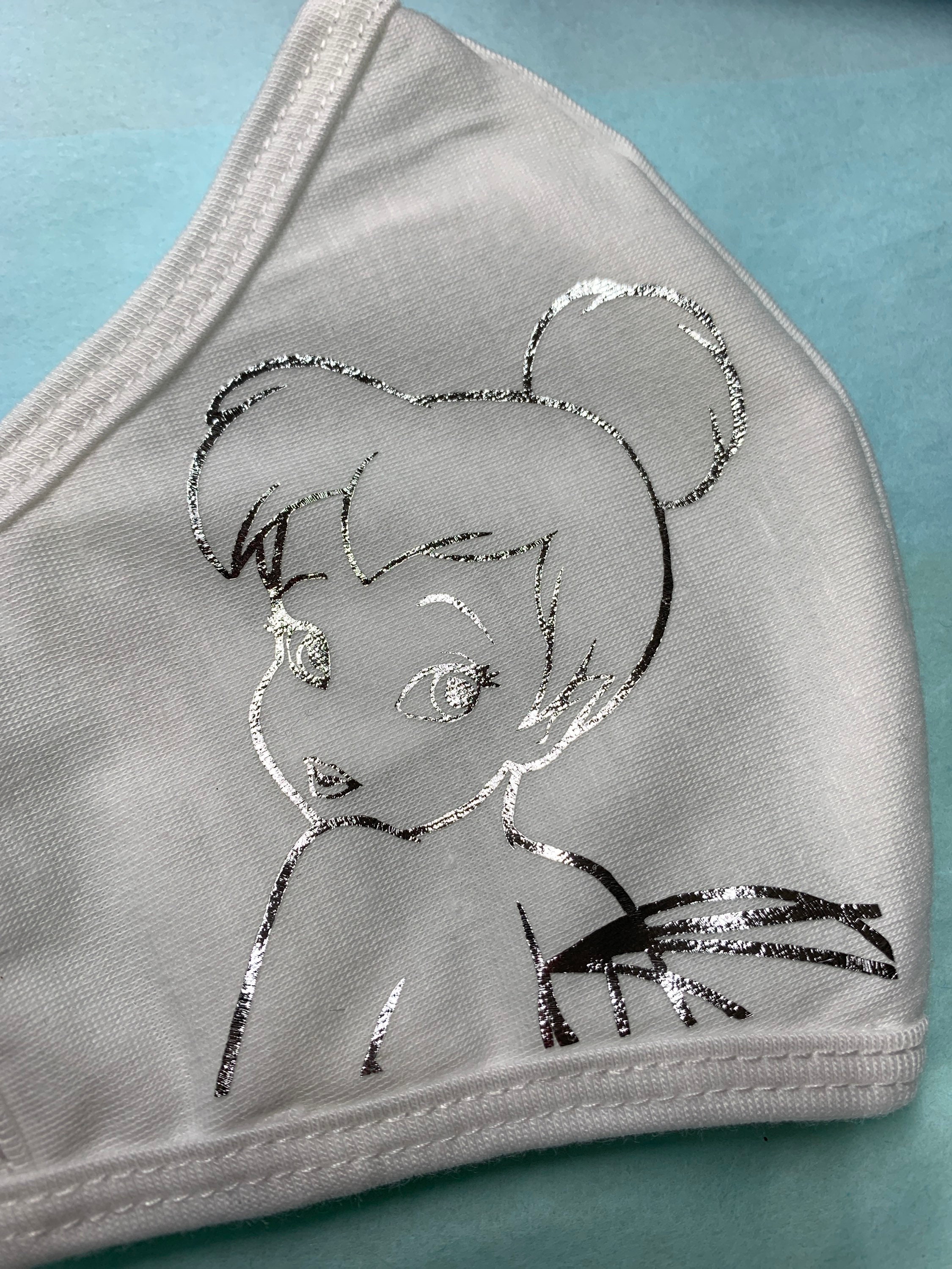 Tinkerbell Glitter White Mask Tinkerbell Mask Disney's - Etsy