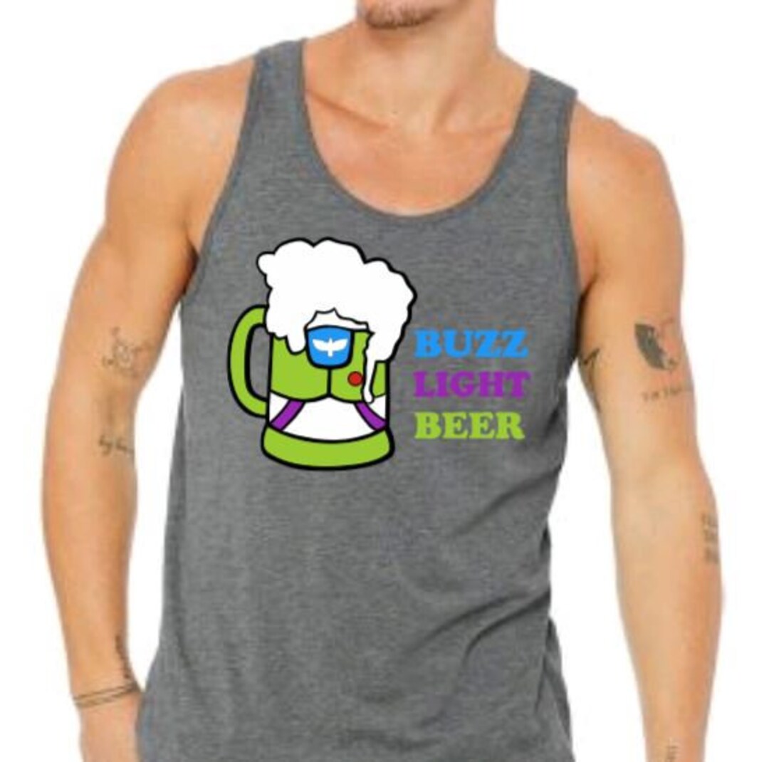 Buzz Light Beer Men's Unisex Tank/toy Story Drinking Tank/epcot Food ...