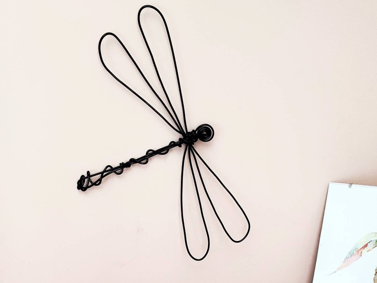 Wire Dragonfly Metal Wall Art Dragonfly Indoor Wire Wall Art - Etsy UK