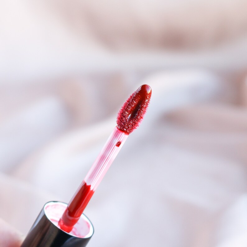 Vibrant Red Juicy Lip Gloss - Super Glossy, Non-sticky Formula - Etsy