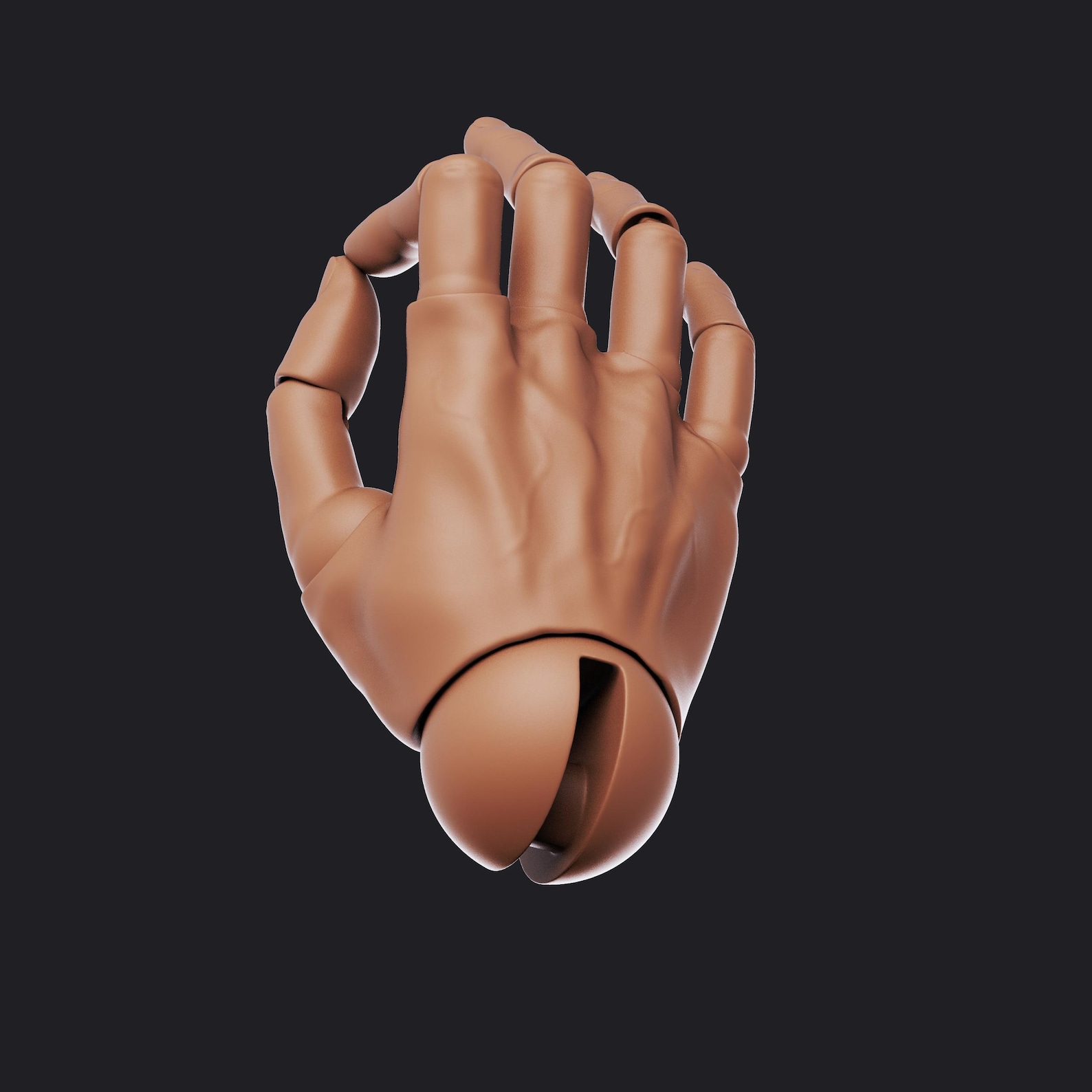 12 Parts Male - Articulated Hands for BJD Dolls | Stl Files for 3D ...