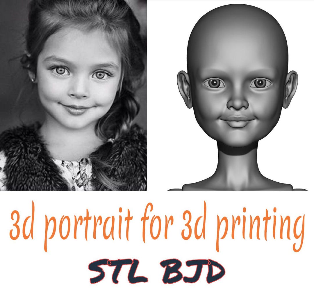 3D Portrait Heads to Order From Photo 3dcommission 3dcharactersdesign ...