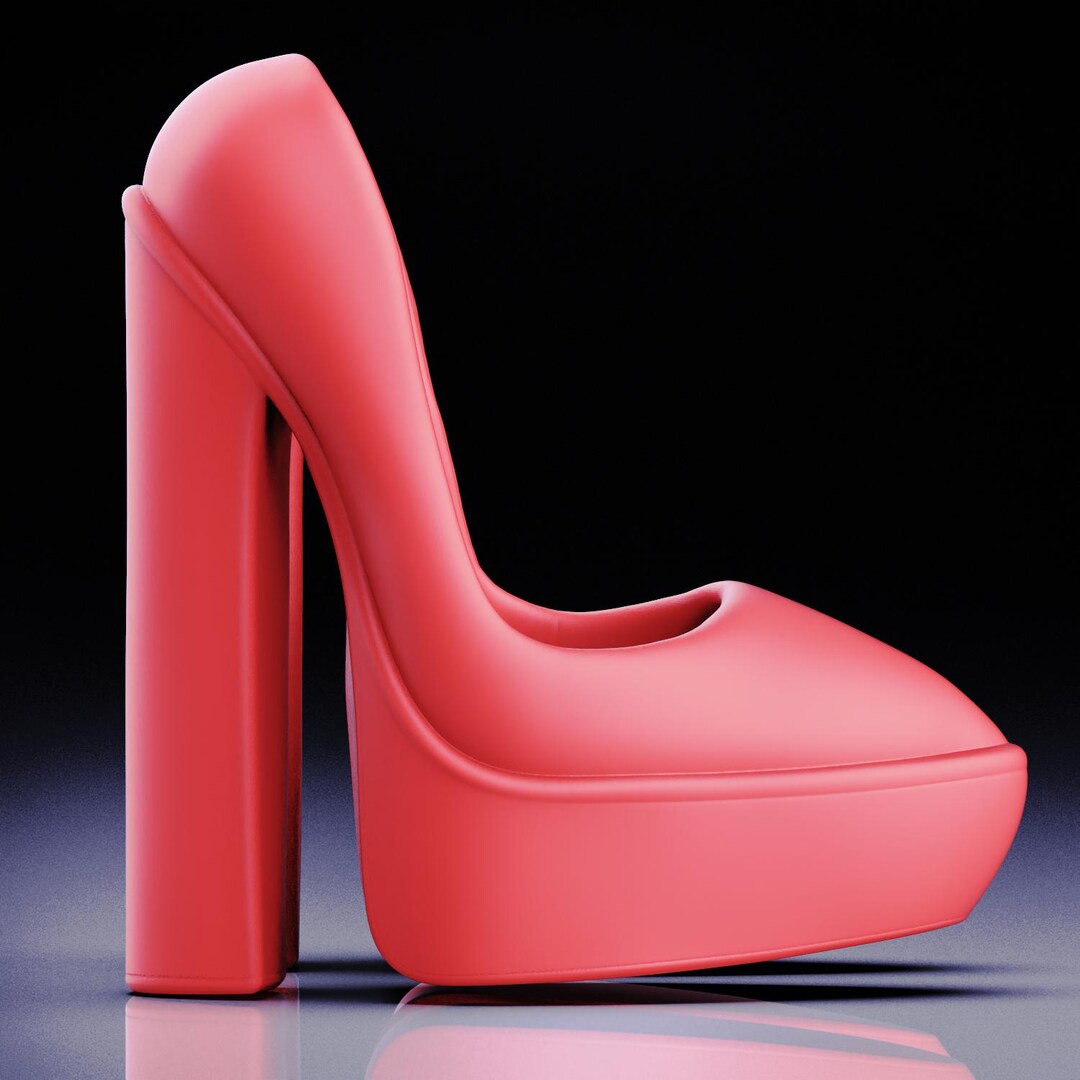 STL Mini 3D Shoes Platform Heels Doll Print Bjd Doll / Ooak / Stl ...