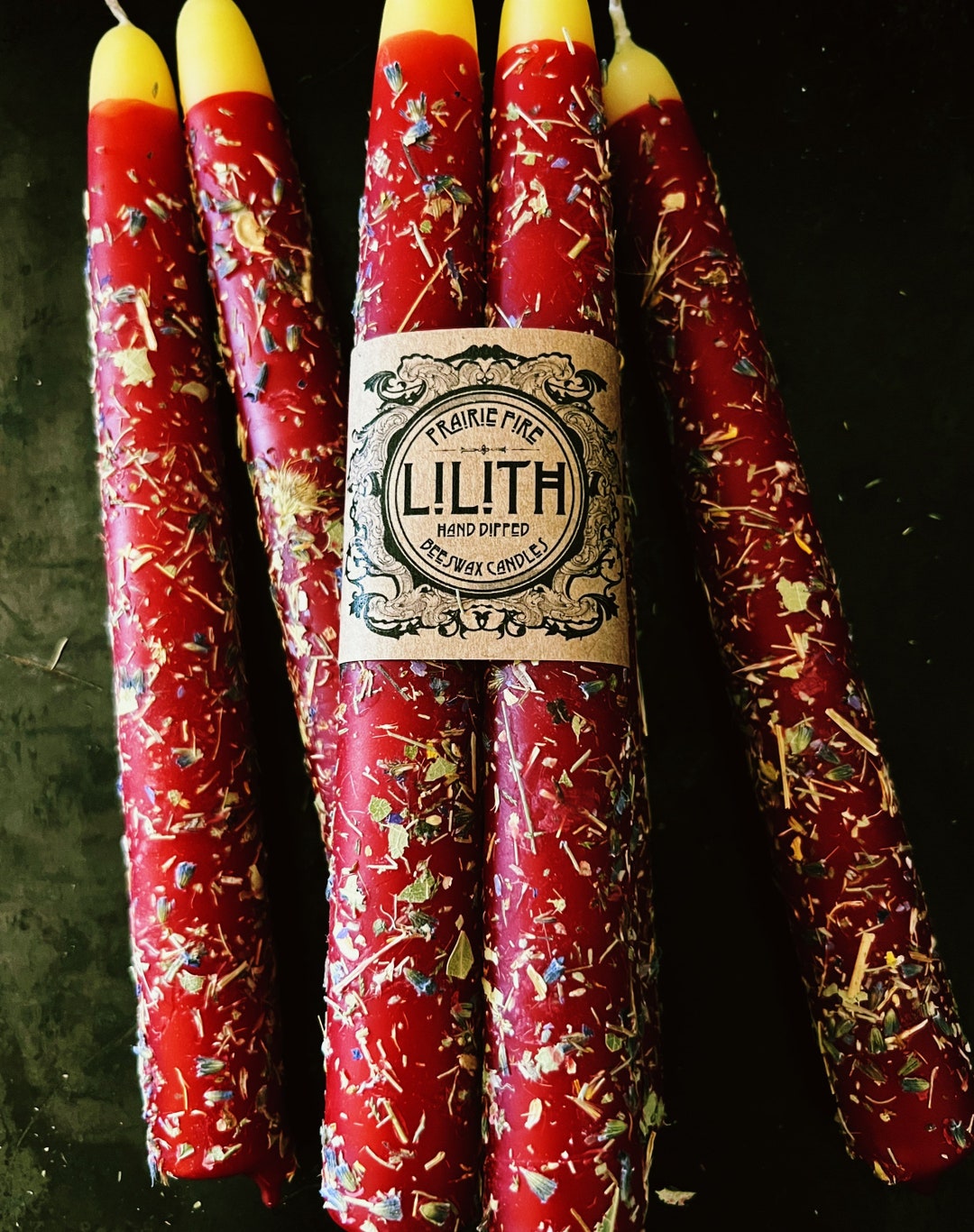 Lilith Handmade Beeswax Ritual Candles - Etsy