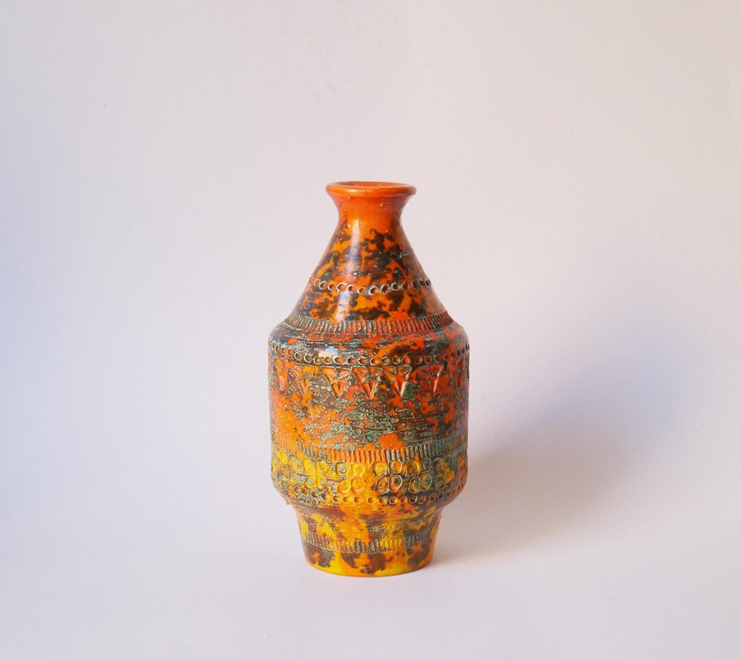 Bitossi Vase Sunset Decor V202/18 Italy 60s Vintage Mid-century - Etsy