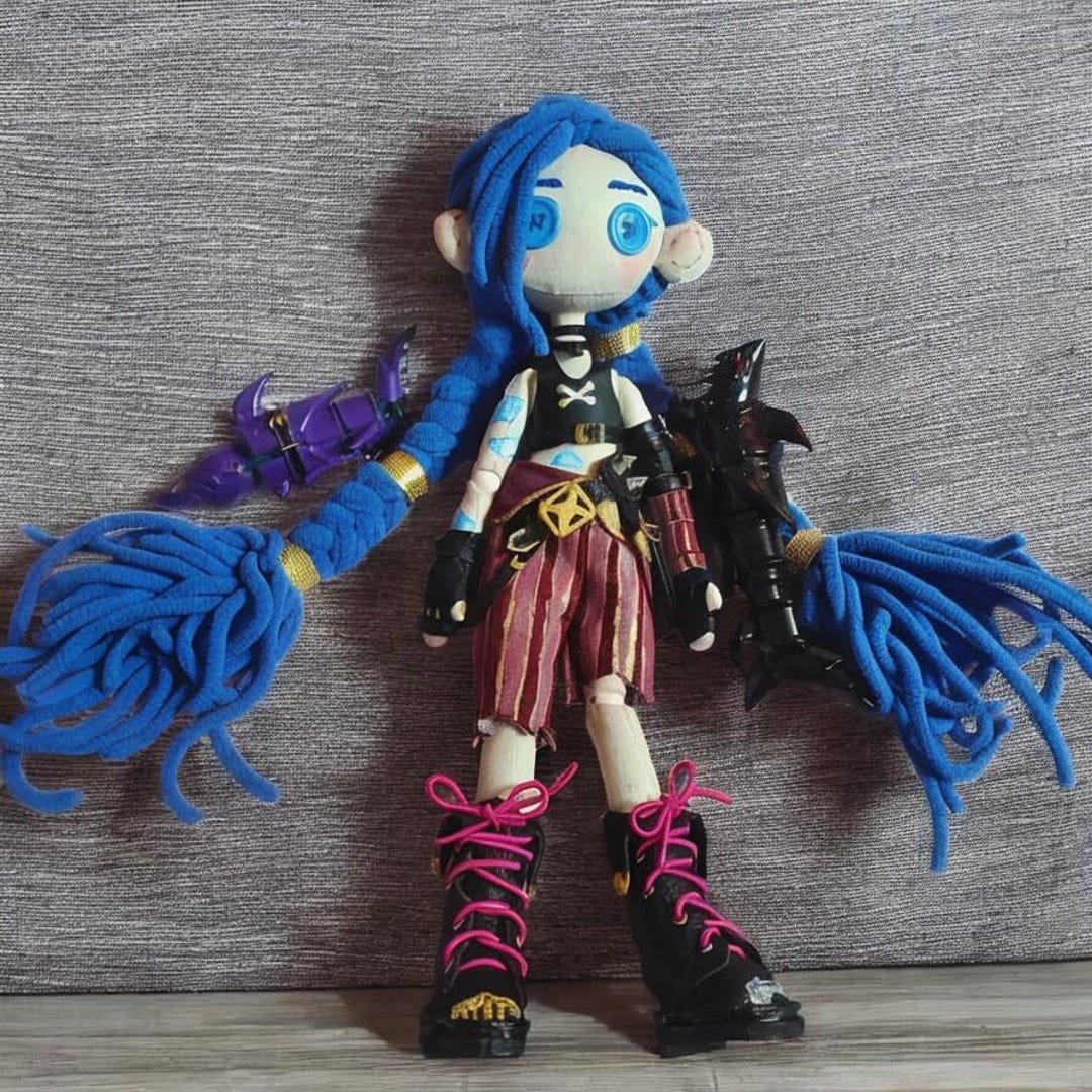 Arcane Jinx Plush Doll Perfect Gift for League of Legends Fans - Etsy ...
